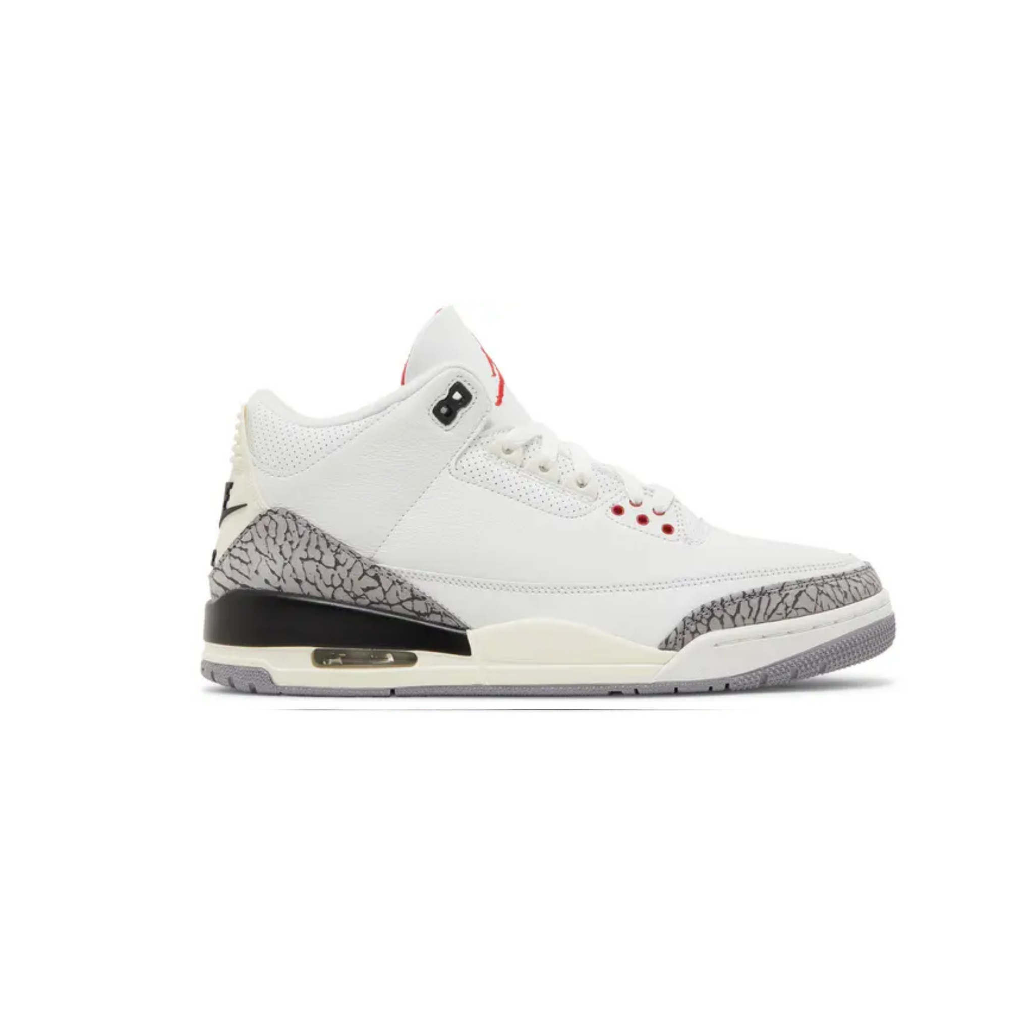 Jordan 3 Retro White Cement Reimagined – Silhouette Sneakers & Art